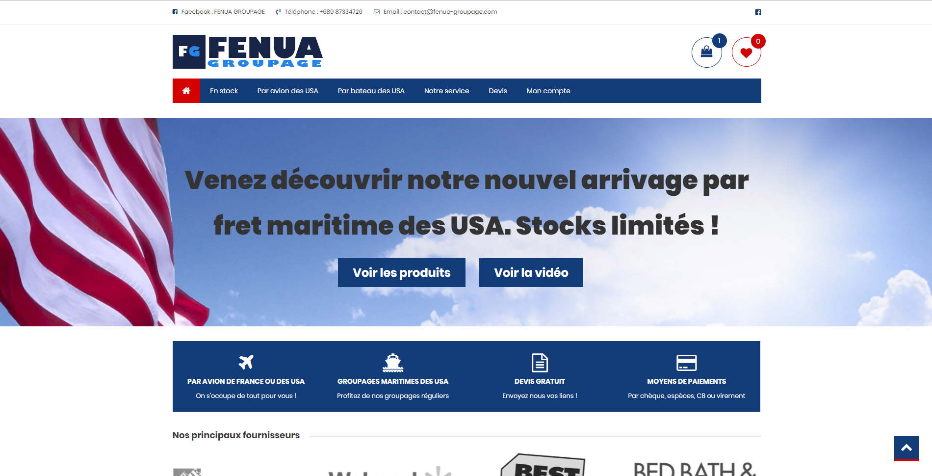 Découvrez le site internet de FENUA GROUPAGE - Tahitinews.co