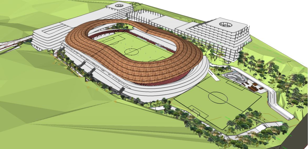 Première esquisse du futur complexe Ganivet à Faa’a - Tahitinews.co