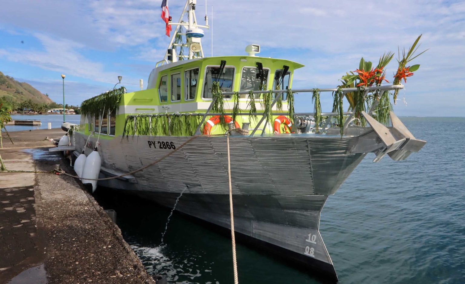 Entrée en service d’une nouvelle navette maritime entre Moorea et Maiao ...