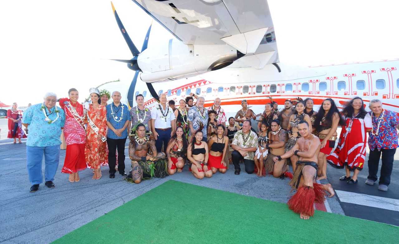 Convoyage d’Atanua à Tahiti-Faa’a, le douzième ATR de la flotte en ...