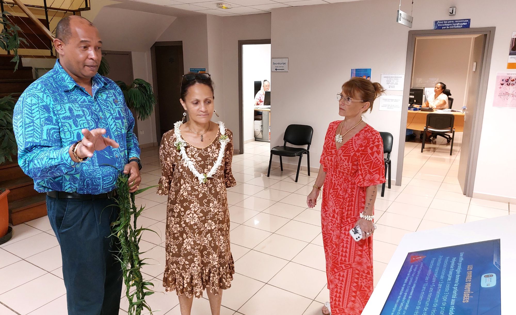 Inauguration d’un nouvel espace d’accueil au SEFI - Tahitinews.co